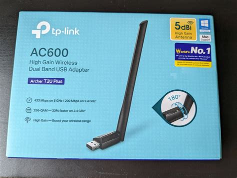 Tp Link Archer T U Plus Ac High Gain Wireless Dual Band Usb Adapter Wifi Extender Computers