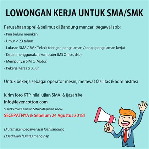 Lowongan Kerja Jakarta Lulusan Sma Homecare24
