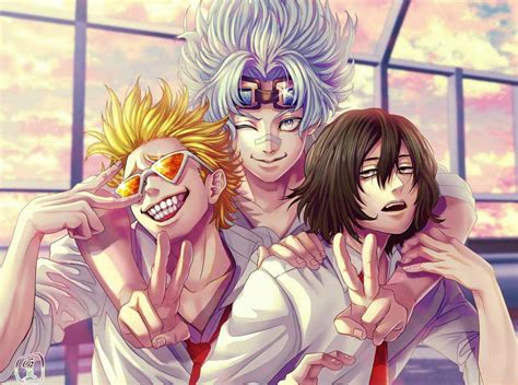 Hizashi Yamada Oboro Shirakumo And Shōta Aizawa Bnha My Hero
