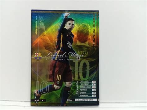Yahooオークション Panini Wccf 2015 2016 Mvp リオネル・メッシ Li