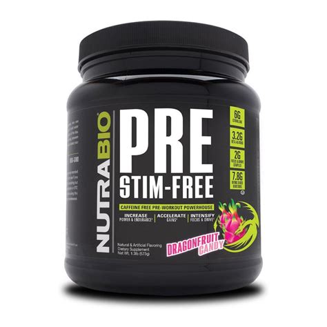 Nutrabio Pre Workout Supplement High Stimulant