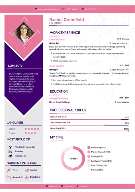 CV Builder Resume Builder Online Your Resume In Minutes StylingCV