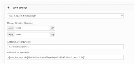I Cant Get Forge For 1182 To Work Web Ui Mineos Forum