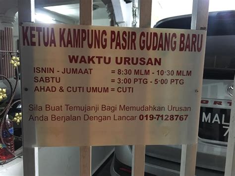 Ketua Kampung Pasir Gudang Senarai Nama Ketua Kampung Dan Penghulu