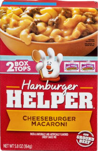 Hamburger Helper Classic Cheeseburger Macaroni 5 8 Oz Kroger