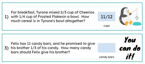 Self Checking Fraction Operations Practice With Digital Stickers