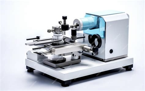 Premium Photo Microtome For Thin Tissue Sections On White