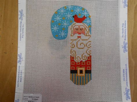 Pin By Sharon Kilburn On Needlepoint Candy Canes Needlepoint Christmas Ornaments Needlepoint