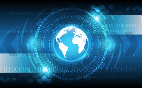 Global Network Connection World Map Abstract Technology Background Global Business Innovation