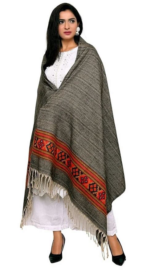Grey Kullu Shawl 21 Meter At Rs 399 In Ludhiana Id 27343707162