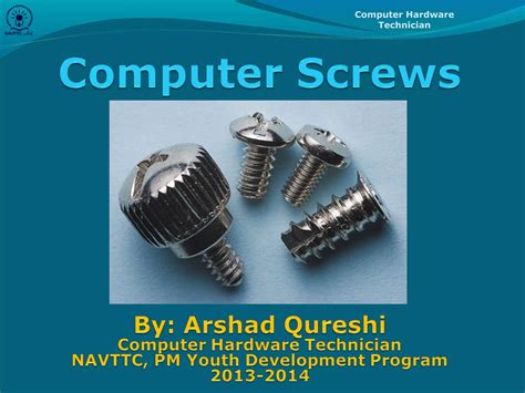 Computer Screws Ppt