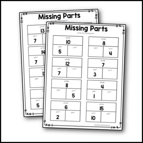 Missing Parts Printables Club