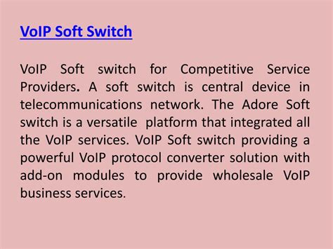 Ppt Voip Softswitch Soft Switch Powerpoint Presentation Free Download Id 3149179