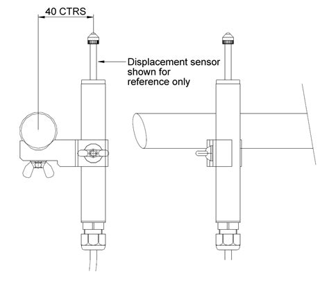 Strain Gauge Displacement Sensor Linear Position Sensor