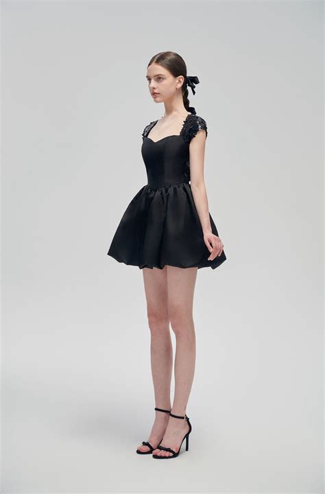 Black Mini Dress With Open Heart Back Dress Three Fleas