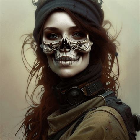 Beautiful Russian Skull Explorer Portrait · Creative Fabrica