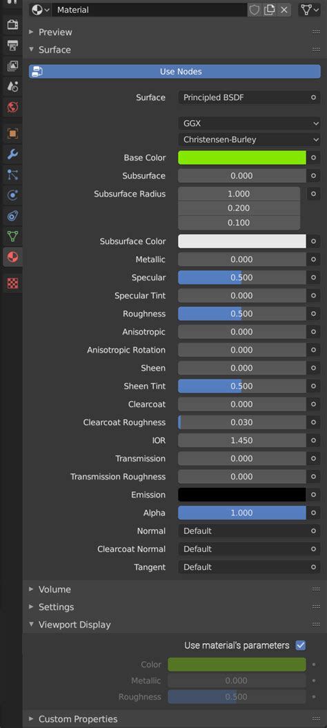 Relation Between Material Viewport Display Color And Actual Material Color Blender Development