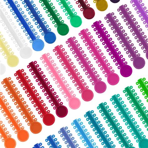 Orthodontic Ligature Ties Braces Color Bands 1040 Pcs Annhua Dental