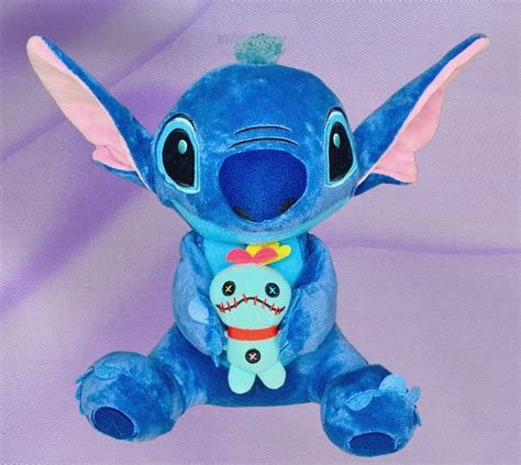 Disney Stitch Scrump Lilo And Stitch 10 Exclusive Plush Stitch Holding