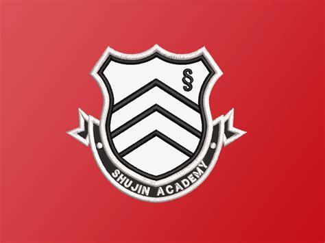 Shujin Academy School Patch Persona 5 Inspired Cosplay Embroidered