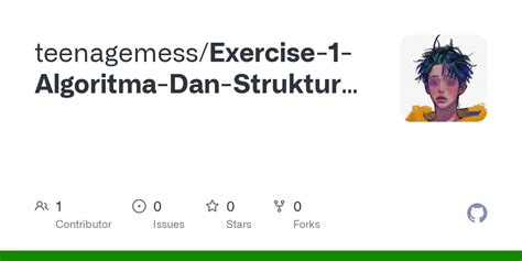 GitHub Teenagemess Exercise Algoritma Dan Struktur Data