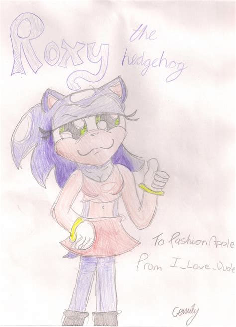 Roxy The Hedgehog By Sonamy4ev8 On Deviantart