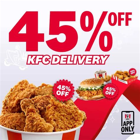 Kfc Malaysia Offers Massive 45 Discount On Deliveries From 26 April 2024