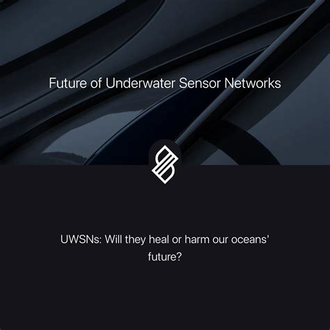 Future Of Underwater Sensor Networks → Scenario