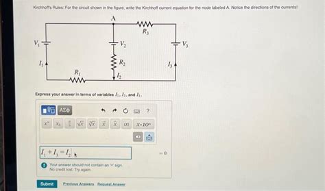 solved express your answer in terms of variables i1 i2 and