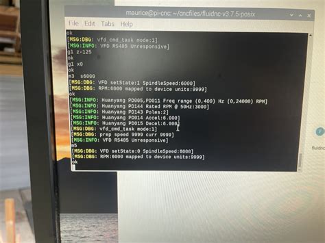 Losing Connection Between Controller And RS Connected Huanyang VFD Root Controller Root CNC