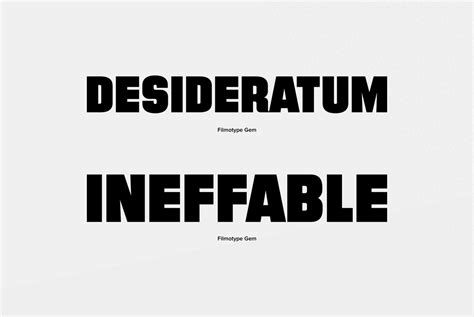 Filmotype Gem Font Youworkforthem