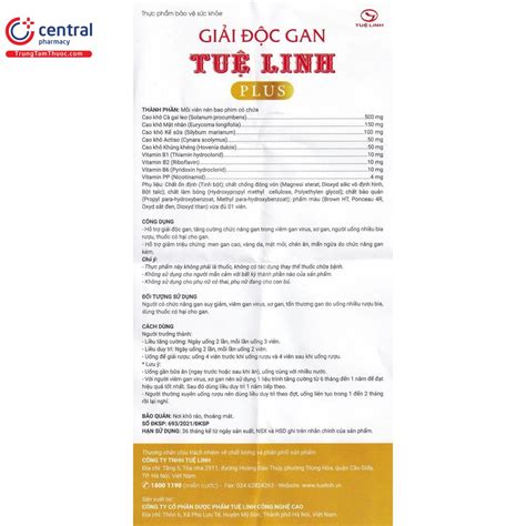 Thu C Gi I C Gan Tu Linh Plus H Tr T Ng C Ng Ch C N Ng Gan