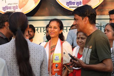 Battle Of Baramati Supriya Sule Takes Morning Walk On Taljai Sunetra Pawar Plays Cricket Match