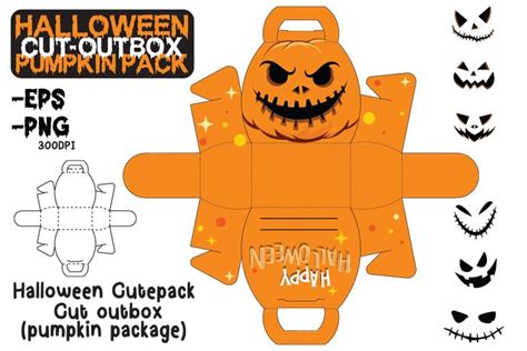 Pumpkin Packing Cut Outbox By Tasty Objecter On Creativemarket