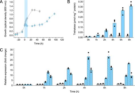 Growth Intracellular Trehalose Concentrations And Relative Expression