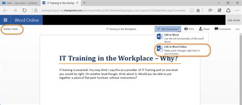 Co Authoring In Word Why And How The IT Training Surgery
