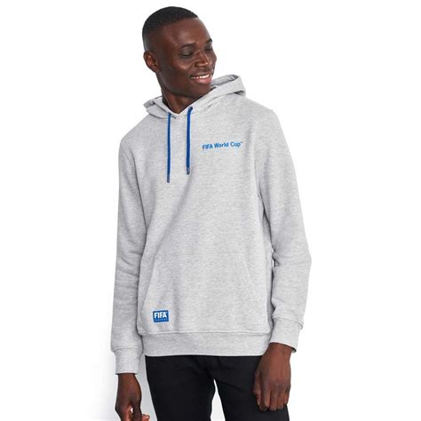 Fifa Classics Poster Hoodie Grey Mens Official Fifa Store
