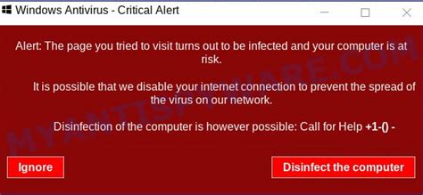 How To Remove Windows Antivirus Critical Alert Pop Up Scam