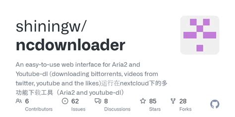 Github Shiningwncdownloader An Easy To Use Web Interface For Aria2