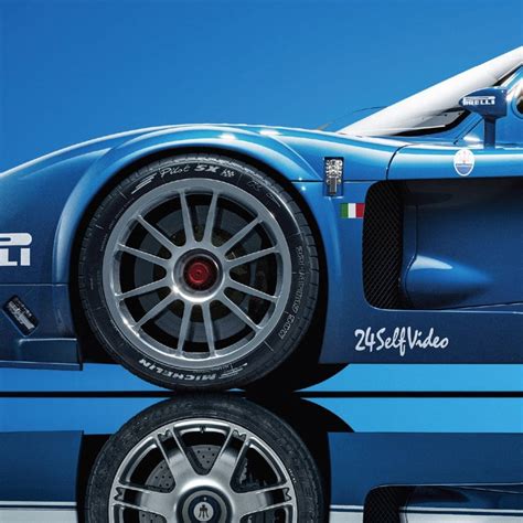Design Poster Mc12 Side View Limited Edition Maseratistore