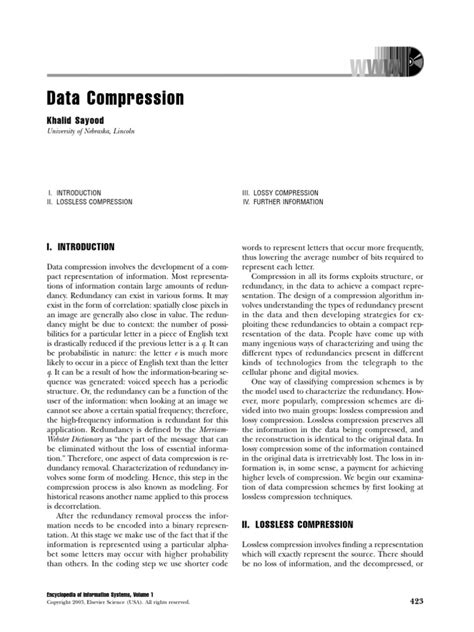 Sayood Datacompression Pdf Data Compression Code