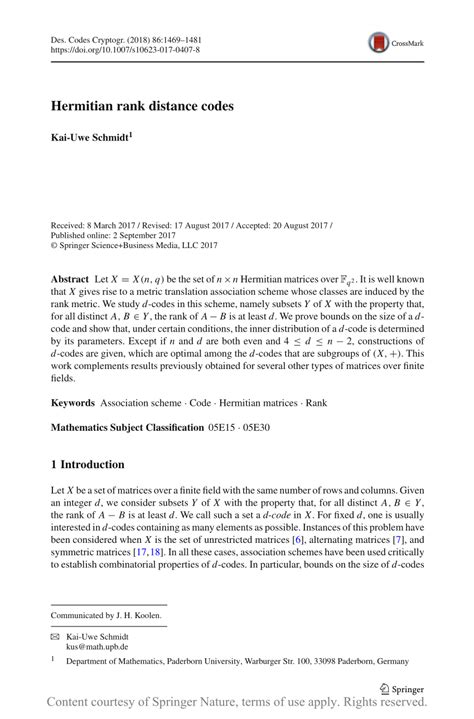 Hermitian Rank Distance Codes