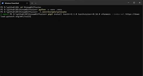 在windows平台快速部署streamdiffusion 哔哩哔哩