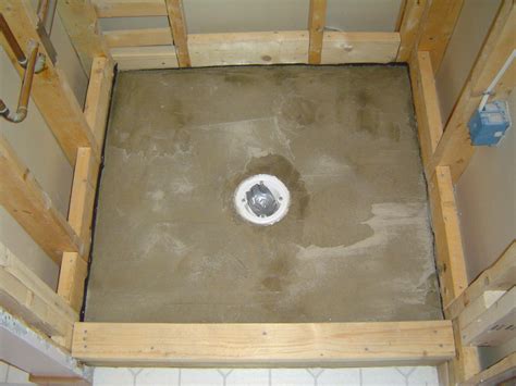 A Pre Slope Layer Of Mortar Needs To Be First Installed Into The Base