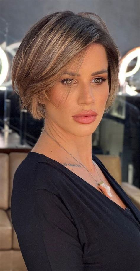 50 Short Hairstyles That Looks So Sassy Stylish Side Part Bob Haircut