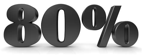 번호 80 백분율 기호 블랙 3d 아이콘 백분율 기호 금리 할인 판매 그래픽 가격 감소 라벨 흰색 배경에 고립 3차원 형태에 대한 스톡 사진 및 기타 이미지 Istock