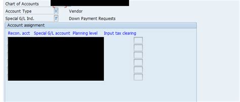No Special Gl Acct Defined For Acct Type K Spgl Sap Community
