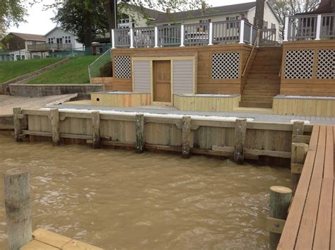 The Difference Between A Vinyl And A Wooden Waterfront Bulkhead