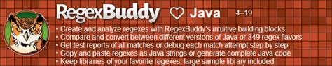 using regular expressions in java