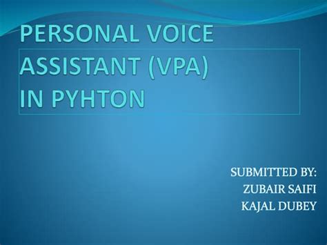 Personal Voice Assistant Copypptx